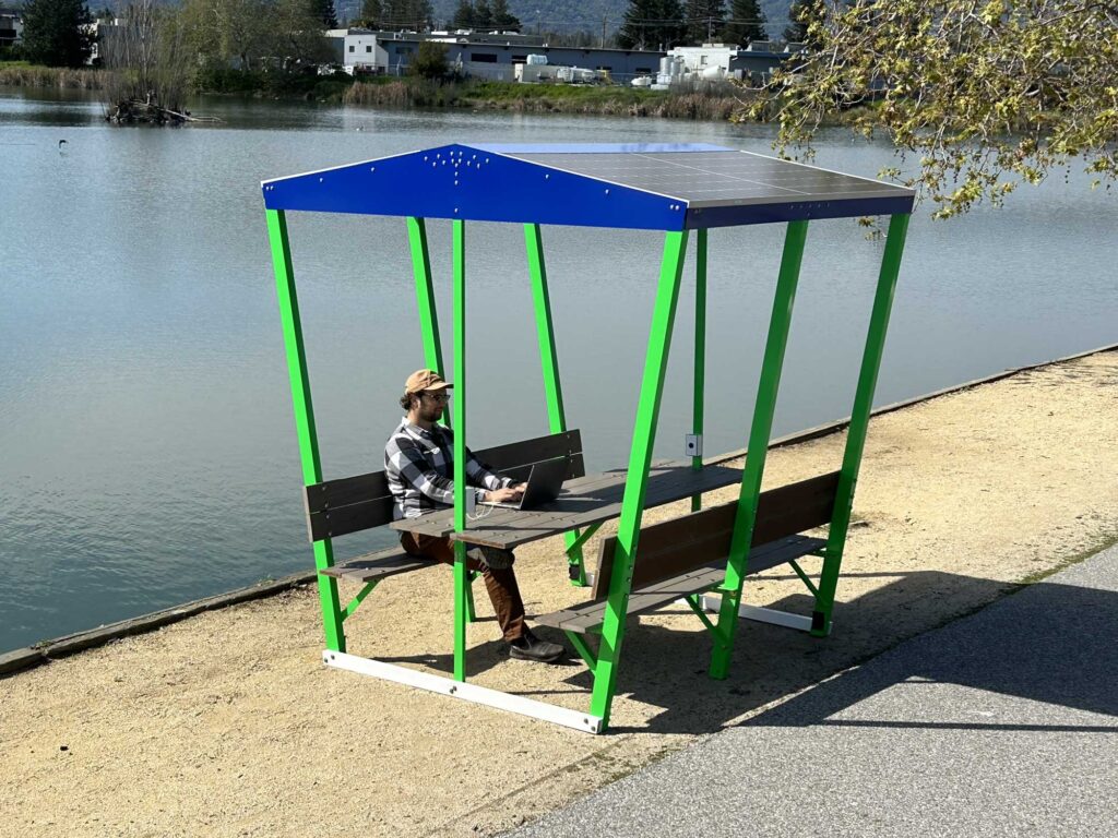 Paired Power - Solar-Powered Picnic Table - PairPicnic